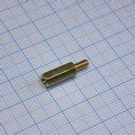 PCHSN-12, Стойка для печатных плат, шестигр., латунь, М3, 12мм, Connfly ...