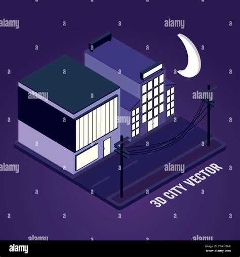 Isometric Cityscape Buildings Vector Stock Vector Image And Art Alamy