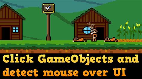 Custom Click Manager Click Gameobjects And Detect Mouse Over Ui In Unity Sock 04 Youtube