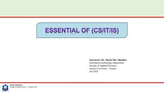 ESSENTIAL Of CS IT IS Class 06 Database PPT