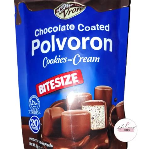 Chocovron Bitesize Cookies N Cream Chocolate Coated Polvoron Lazada Ph