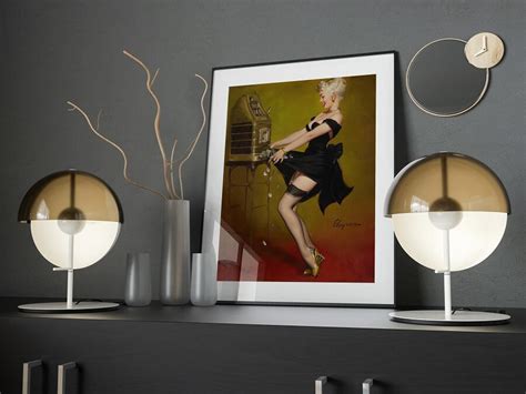 Pot Luck 1961 Gil Elvgren Vintage Pin Up Sexy Girl 85x11 Print Photo