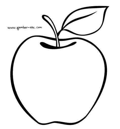 Gambar Buah Oren Kartun Hitam Putih