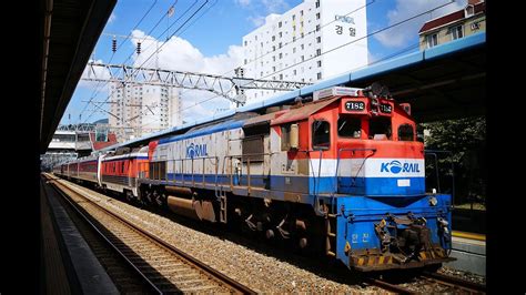 Gt26cw 2 디젤전기기관차 7182호 1793 무궁화호 구포역 발차 Youtube