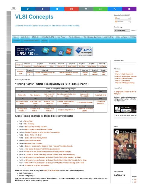 vlsi expert com 2011 03 static timing analysis sta basic timing