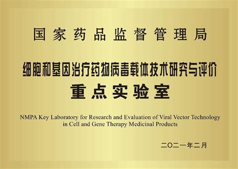 国家药品监督管理局细胞和基因治疗药物病毒载体技术研究与评价重点实验室 生命健康学院