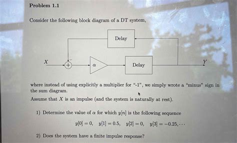 solved problem 1 1consider the following block diagram of a