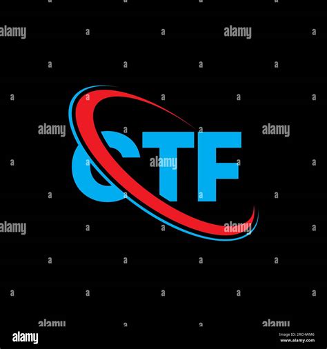 Logo Ctf Lettera Ctf Logo Ctf Letter Iniziali Logo Ctf Associato A