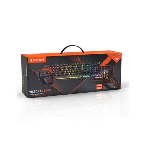 Jertech Victory Ct4 01 Backlit 4 In 1 Gaming Combo Kits Bd
