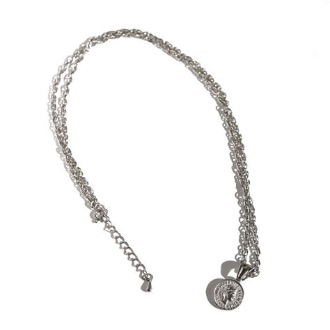 【楽天市場】ロングネックレス メンズ コイン ステンレスネックレス メンズ デザインチェーン ステンレス ロング ネックレス チェーン