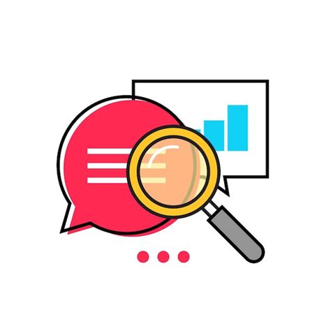 Premium Vector Data Analyzing Research Line Icon Or Investigation