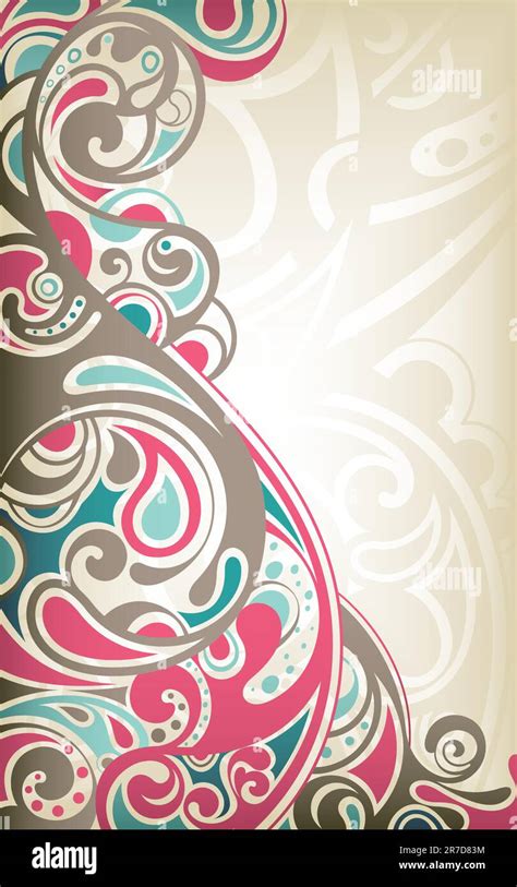 Illustration Of Abstract Curve Background Stock Vector Image Art Alamy