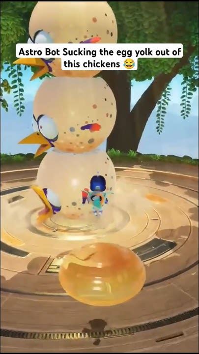 Sucking The Egg Yolk Out Of These Chickens Astro Bot Shorts Astrobot