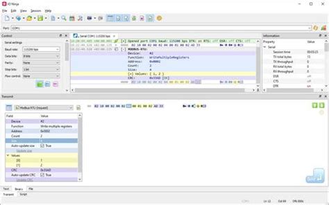 Modbus Analyzer Modbus RTU Modbus TCP IO Ninja