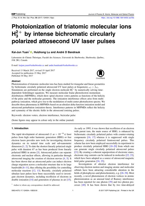 Photoionization Of Triatomic Molecular Ions H23 By Intense Bichromatic
