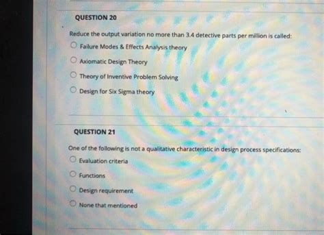 Solved Question 20 Reduce The Output Variation No More Than