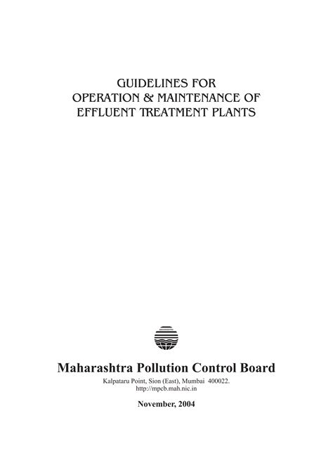 Sop Mpcb Etp Pdf