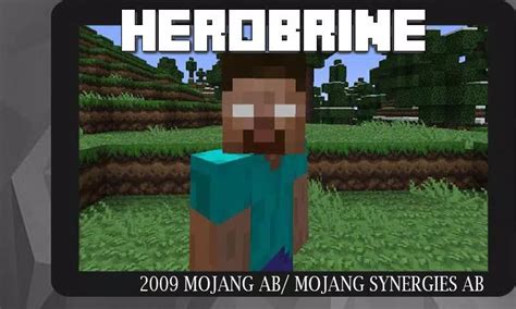 Herobrine In Minecraft Pe Seed