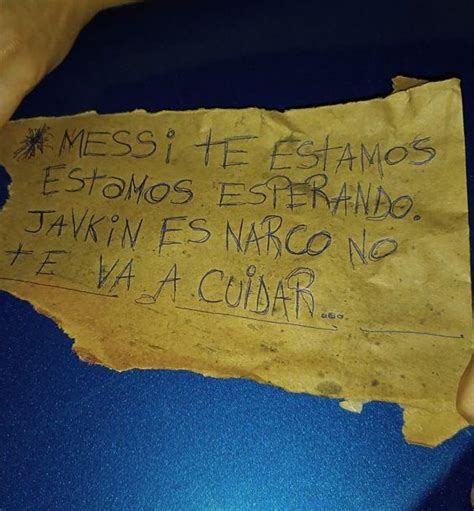 La Hipótesis De Javkin Sobre La Amenaza Narco A Messi
