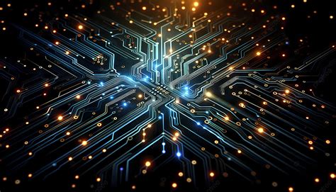 Digital Circuit Board Background, Glowing Lines Dark Background, Automobile Circuit Board ...
