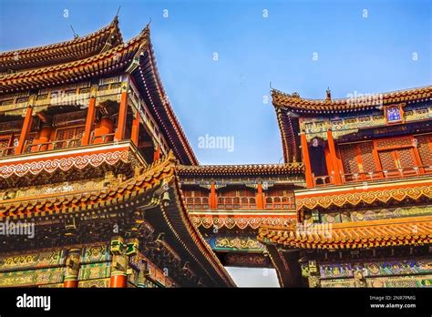 Yonghe Gong Buddhist Lama Temple Beijing China Built In 1694 Yonghe