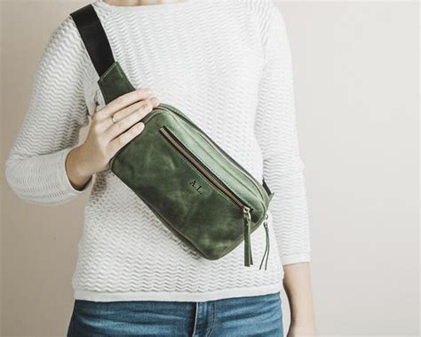 Bolso De Cadera Bolso De Cintura De Cuero Hip Bag Bolsa De Etsy