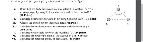 Solved c Consider Ql CμC Q CμC q BμC and L Ccm in the Chegg com