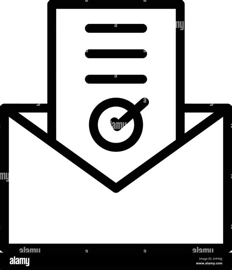 Web Mail Icon Outline Vector Online User Login Password Stock Vector Image And Art Alamy