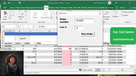 Data In Userform Will Cause An Automatic Search