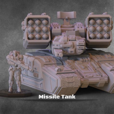 3d Printable Missile Tank Magnetize By Vesper Project