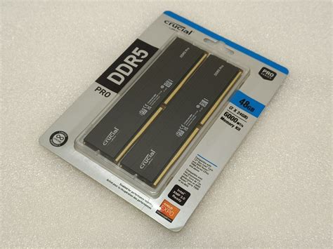 美光 Crucial Pro Ddr5 6000 24gx2 記憶體 開箱試用