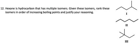which one has higher boiling point between i and iii i know that ii has