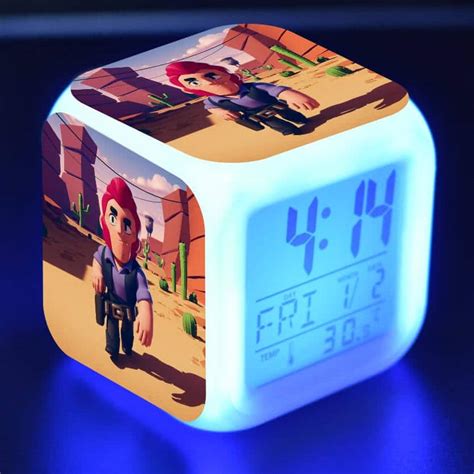 Colt Brawl Stars Led Alarm Clock Default Colt Brawl Stars