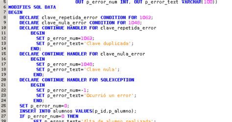 Bases De Datos SQL Programado IX Ejercicios IV Programando A Pasitos