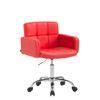 Clp Taburete De Trabajo Los Angeles Simil Cuero Rojo X X Cm Con Ofertas En Carrefour