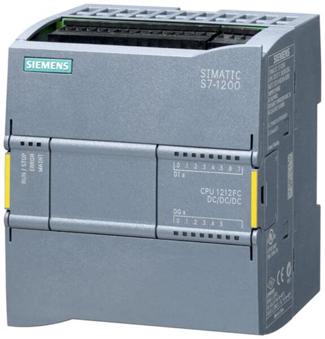 6es72121af400xb0 Cpu 1212fc Dcdcdc 8di6do2ai Rk Controls
