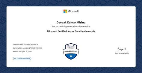 Microsoftcertification Azure Datafundamentals Dp900 Continuouslearning Deepak Kumar