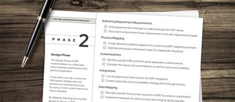 An Erp Implementation Checklist For Success From Foundation To Finish