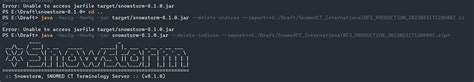 Loading Snomed Ct Via Command Line · Issue 521 · Ihtsdosnowstorm · Github
