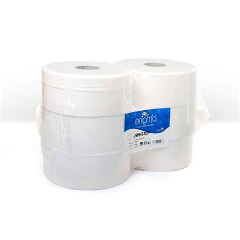 Maxi Jumbo Toilet Rolls 2 Ply 300m X 90mm Pk 6 Maxwhit Cleaning