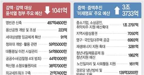 尹 1041억 삭감 李 3조3733억 증액巨野 상임위 예비심사 횡포