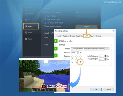 Bandicam Configuration Video
