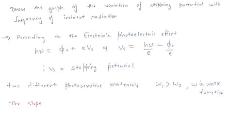solved q 16 draw a graph showing the variation of stopping