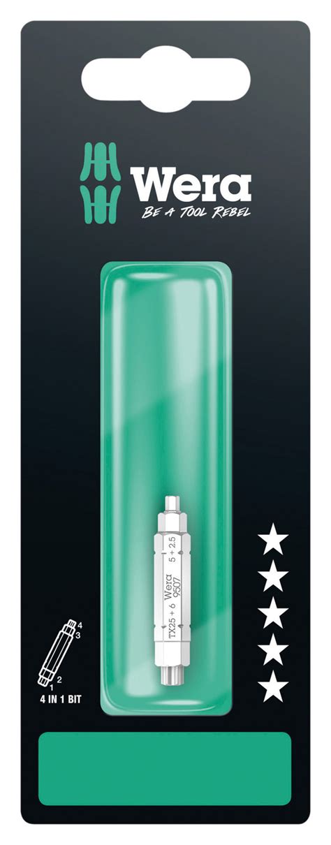 Wera WERA 9507 4 IN 1 BIT 2 SB Voordelig Louis