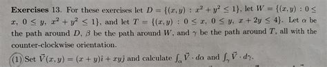 solved exercises 13 for these exercises let d { x y