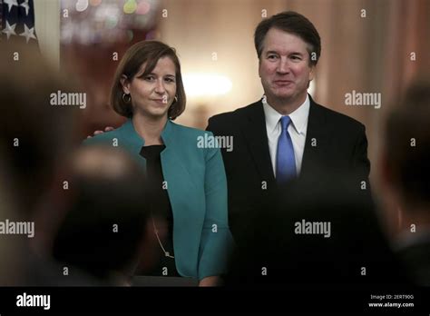 Supreme Court Justice Brett Kavanaugh Stands With His Wife Ashley