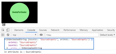 Propriété SVG FEBLendElement in1 StackLima