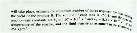 Solved In A Proposed Chemical Process Kg S Of A Pure Chegg