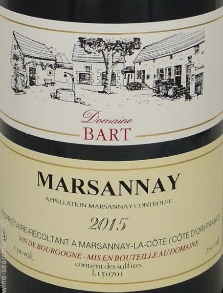 Domaine Bart Marsannay Cote De Nuit Prices Stores Tasting Notes