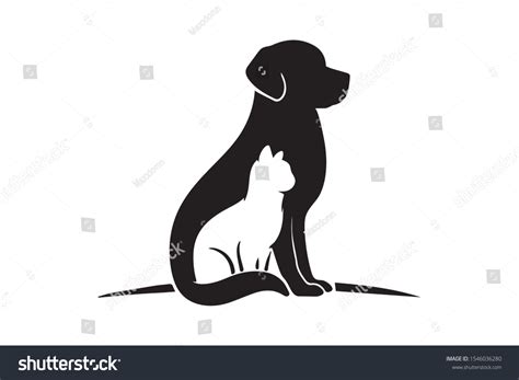 Dog And Cat Silhouette Logo